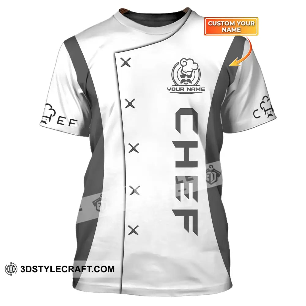 Man Shirt, Custom Name Chef Shirt, Pride Chef, Chef Polo, Gift for Coo