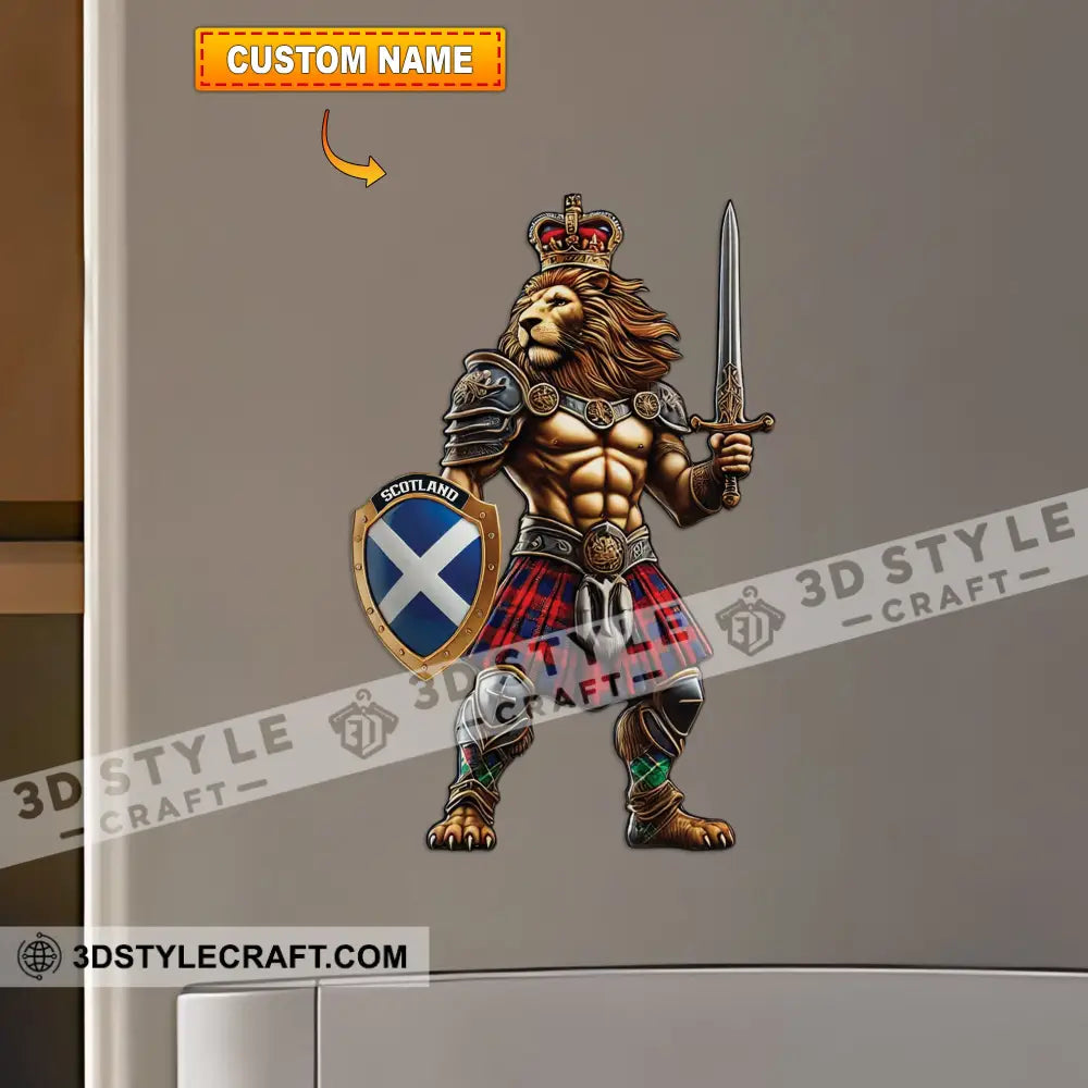 Scotland Custom Name - Personalized Fridge Magnet