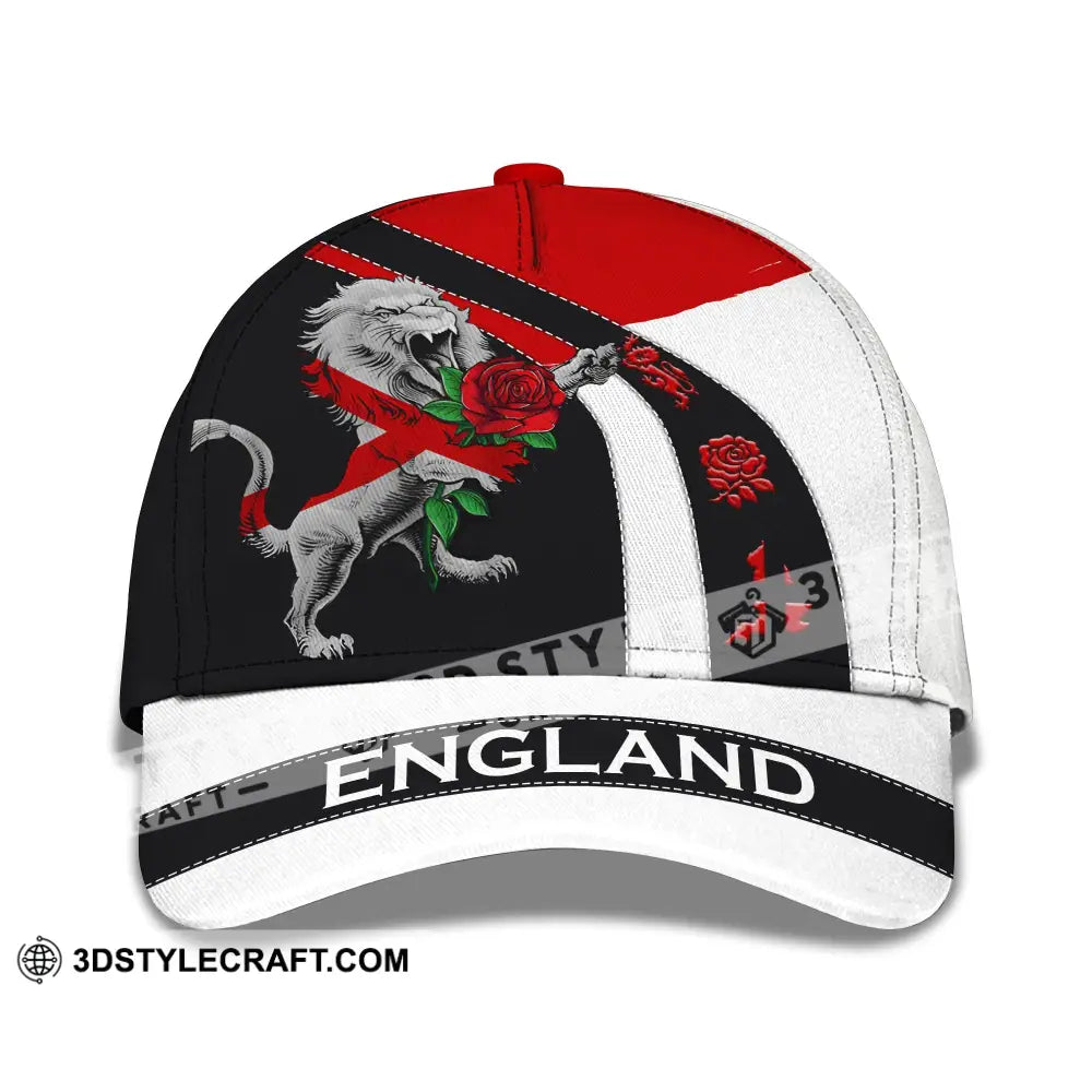 Unisex Cap, Football Cap, England Rose Lion Cap