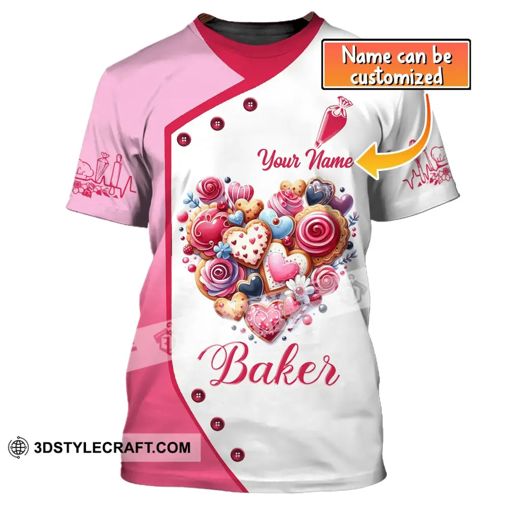 Unisex Shirt, Custom Name Bakery Shirt, Bakery Apparel, Bakery Chef Po