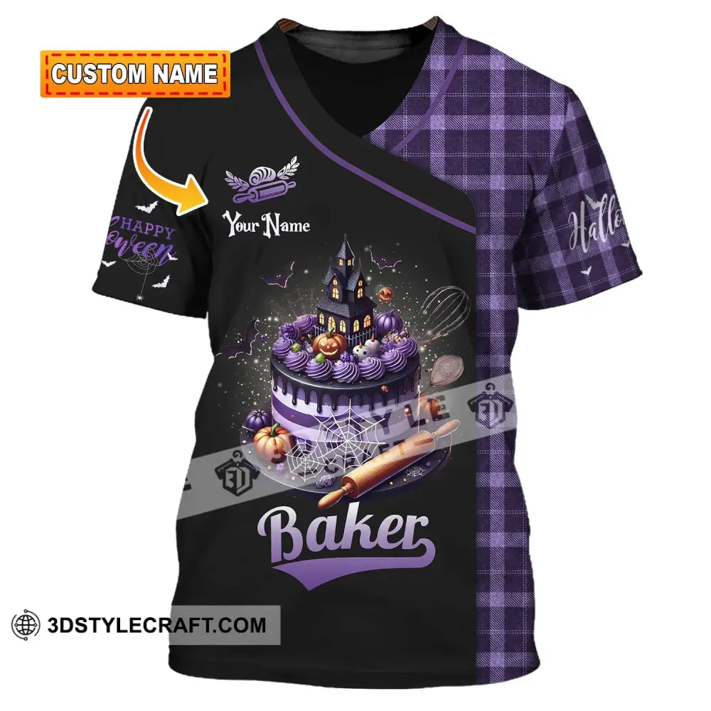 Unisex Shirt, Custom Name Bakery Shirt, Halloween Bakery, Bakery Shop