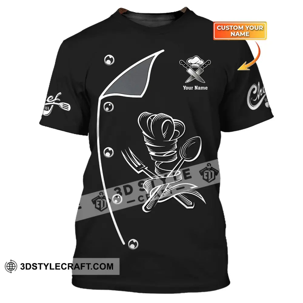 Unisex Shirt, Custom Name Chef Shirt, Chef Hat, Chef Polo, Gift for Co