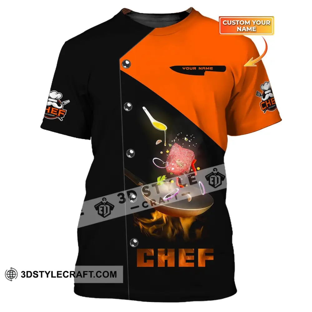 Unisex Shirt, Custom Name Chef Shirt, Pride Chef, Chef Polo, Gift for