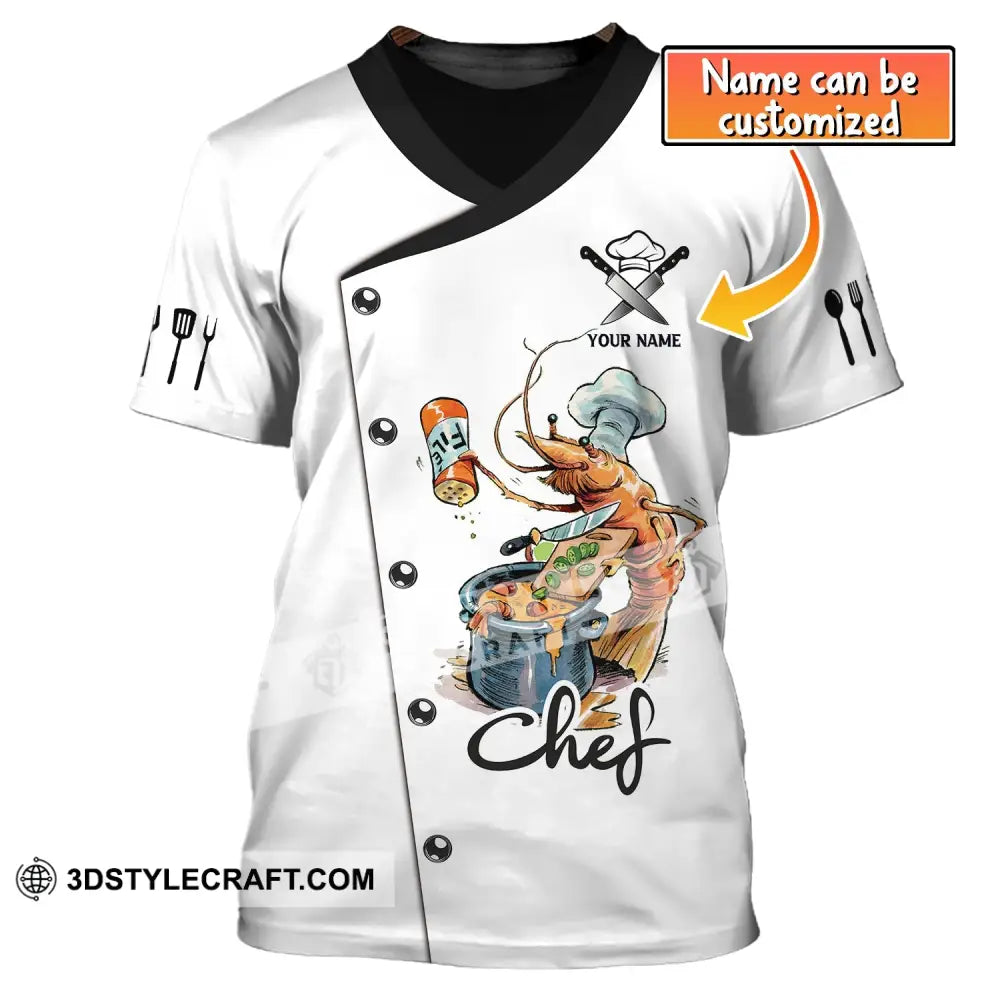 Unisex Shirt, Custom Name Shirt for Chef, Shirt for Chefs, Chef T-shir