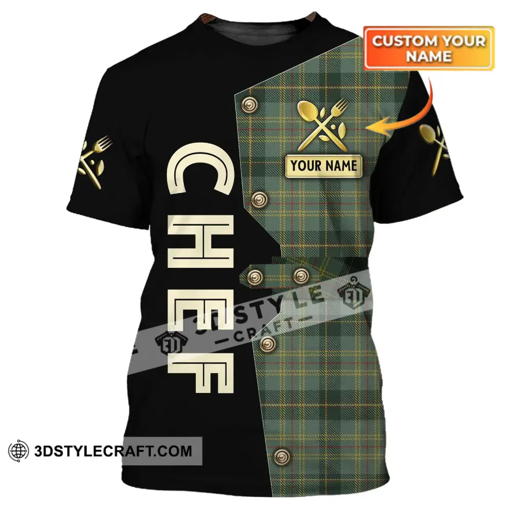 Unisex Shirt, Custom Name Shirt for Chef, Cooking Lover T-shirt, Chef