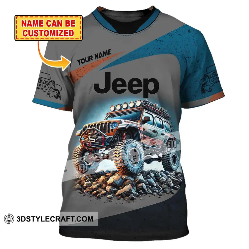 Unisex Shirt, Custom Name Jeep Gladiator Shirt, Jeep Polo Long Sleeve