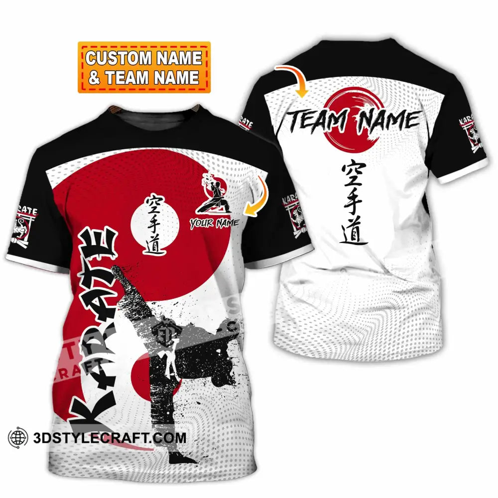 Unisex Shirt - Custom Text Shirt, Karate Shirt
