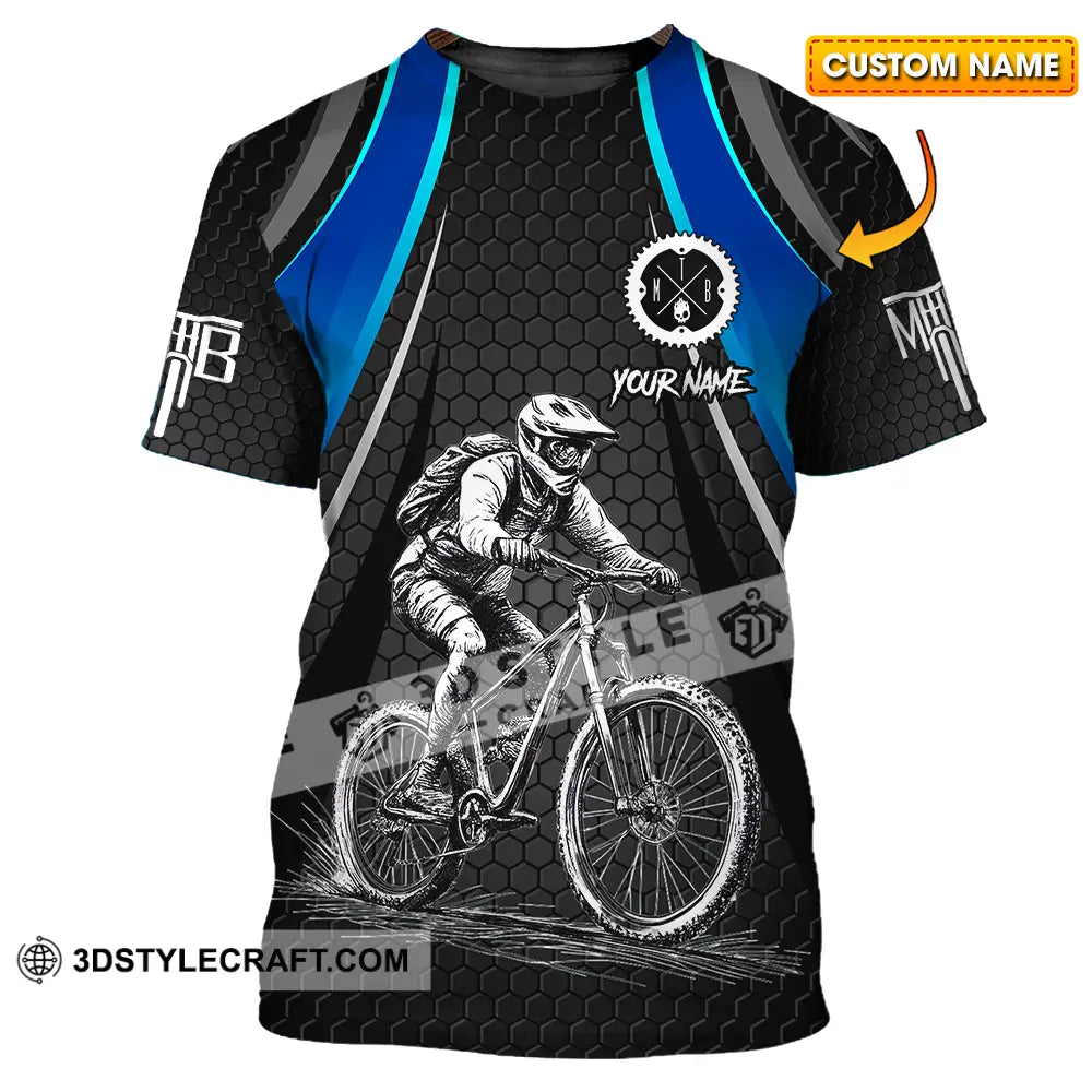 Unisex Shirt - Custom Text Mountain Bike Classic Sport Shirt