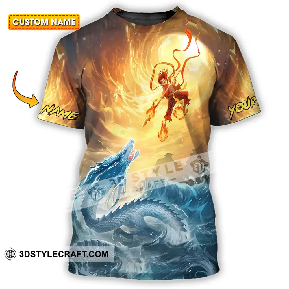 Unisex Shirt - Custom Text Shirt, Ne Zha Shirt