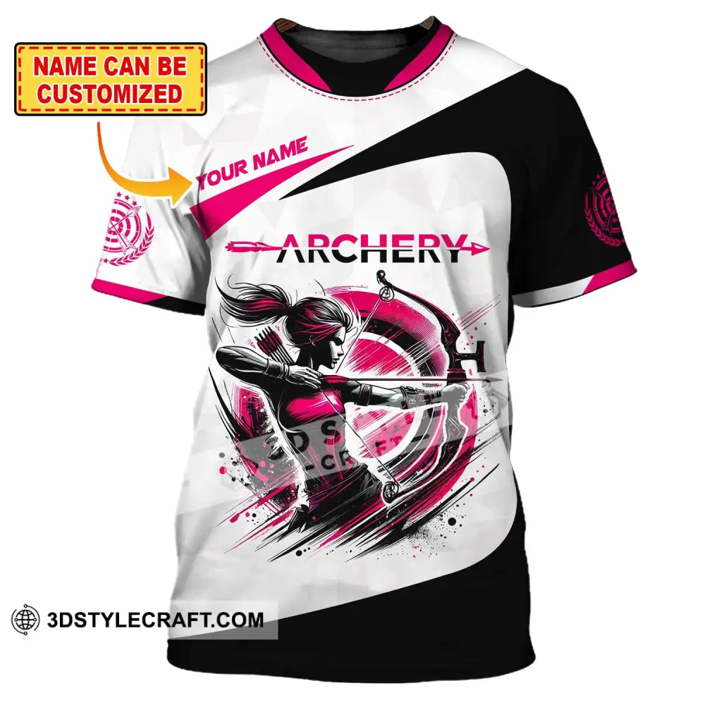 Woman Shirt, Custom Name Archer Shirt, Archery Team Uniform, Archer Gi